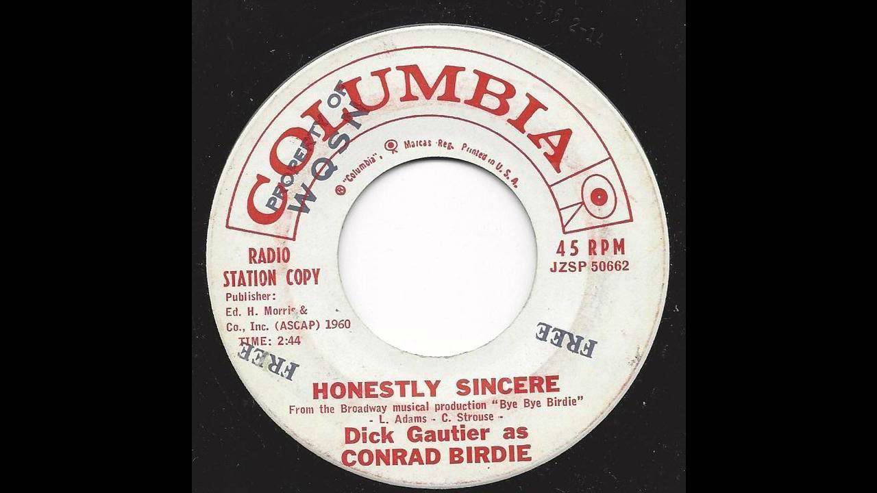Dick Gautier as Conrad Birdie - Honestly Sincere - '60 Teen Pop from ...