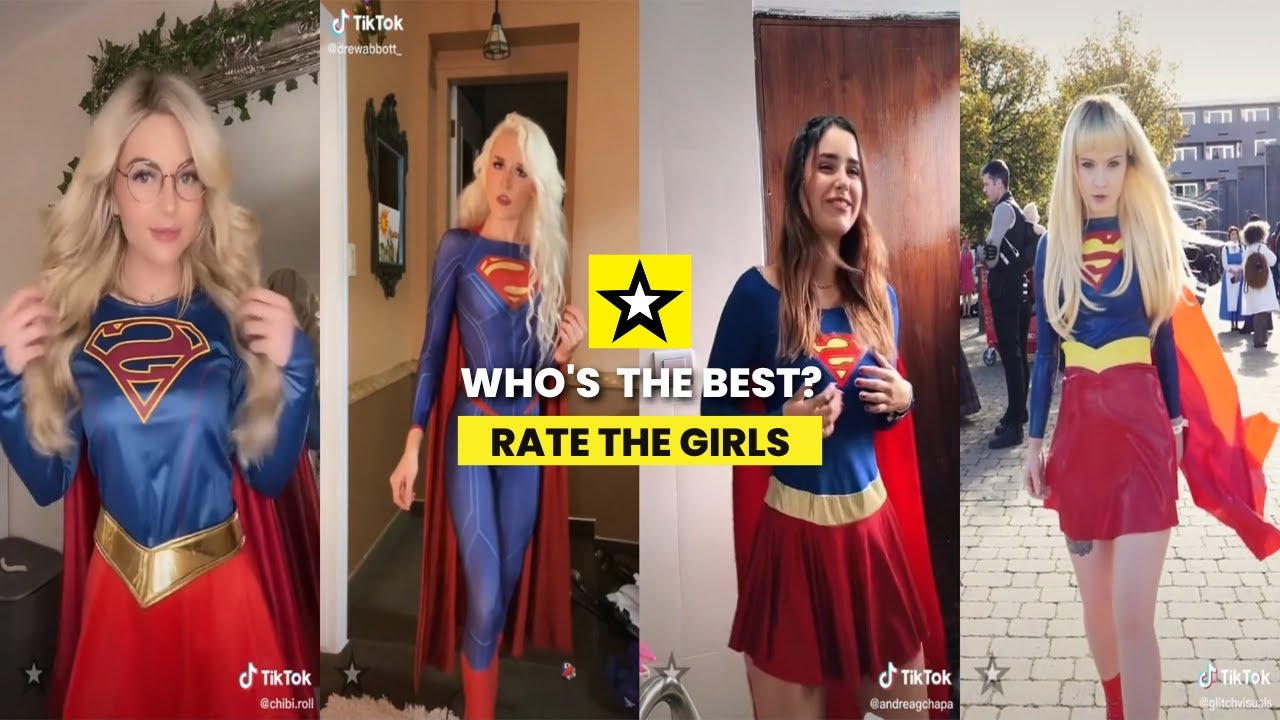 Rate The Girls Best Superwoman Supergirl Cosplay Tiktok Dance Contest 5 π¦Έπ Superman Dc