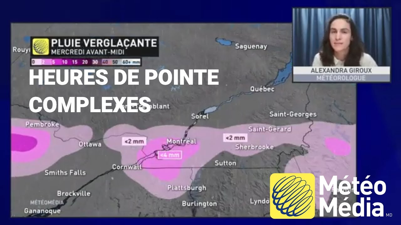 Heures de pointe complexes pour les deux prochains jours - Prévisions ...