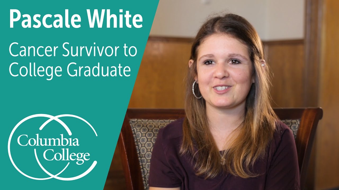 Pascale White: Cancer Survivor to College Graduate - YouTube