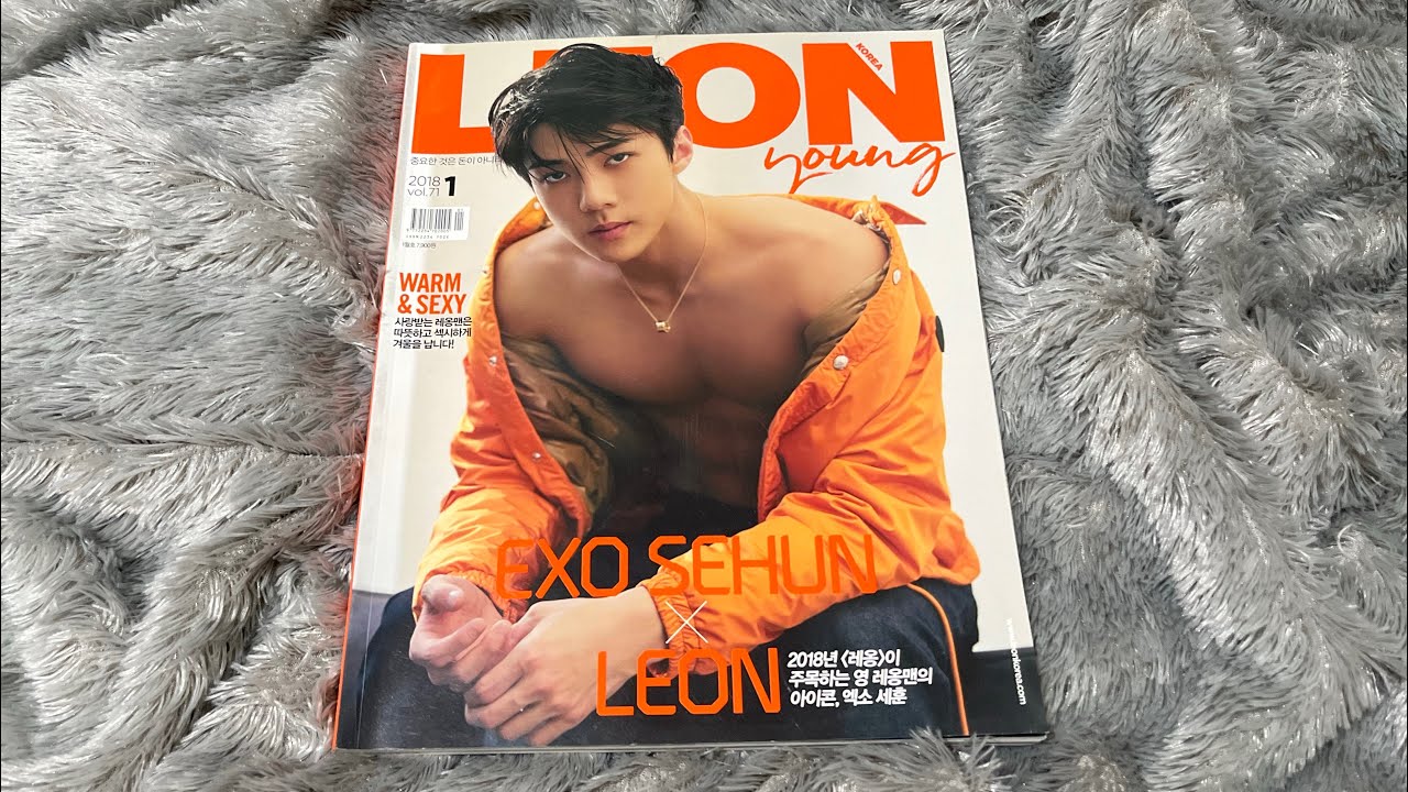 Exo sehun leon magazine 2018 - YouTube