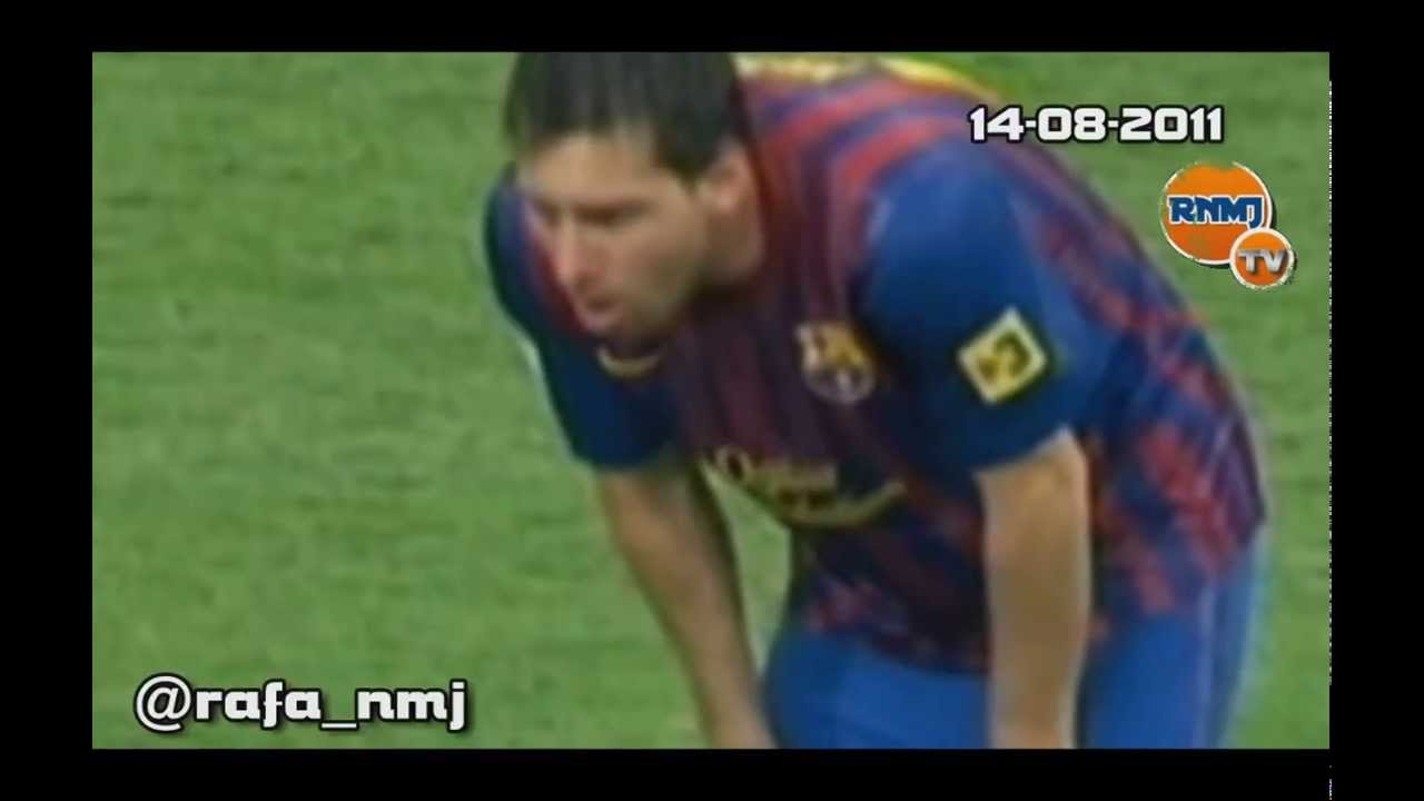Messi explica sus vomitos con una cancion - YouTube