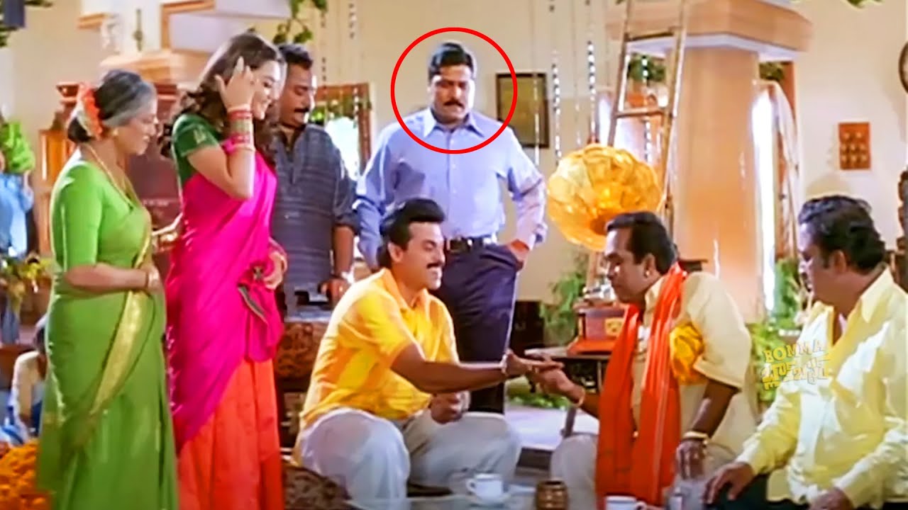 Venkatesh And Bramhanandam Telugu Movie Interesting Scene || Bomma ...