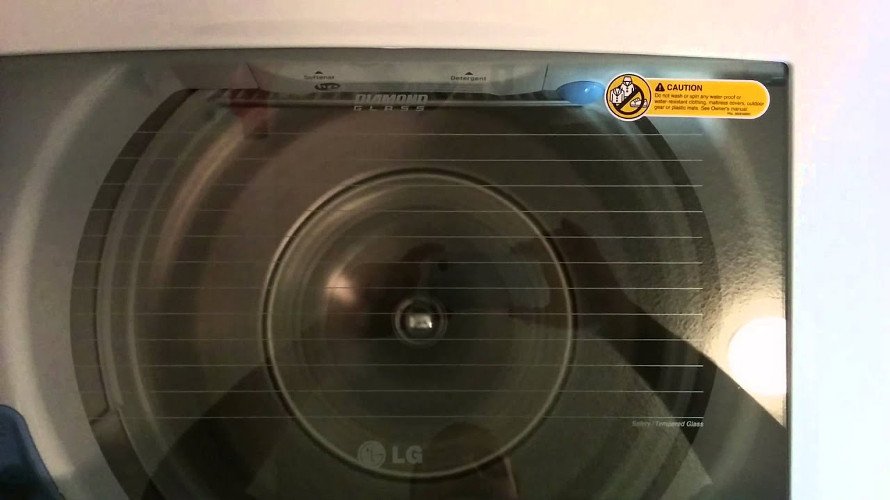LG Spin Cycle 1100 RPM - YouTube