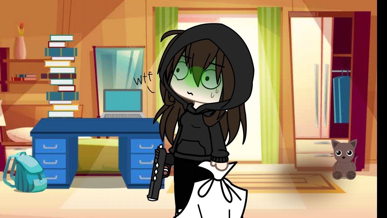 -Jumped out of my desk cuz i heard a scary sound💀- (gacha meme) pt1 ...