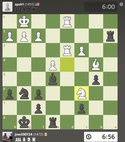 piezas blancas abandonan al no evitar mate con torre en f3 #chess # ...