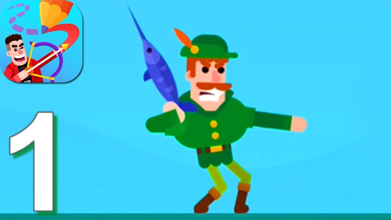 Drawmaster - Gameplay Walkthrough Part 1 Levels 1-23 (Android, iOS ...