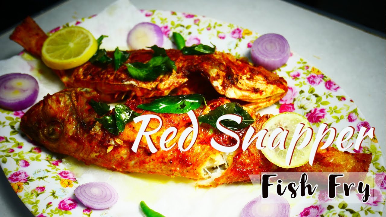 Red Snapper Fish fry | South Indian style | Sankara Fish fry | Easy ...