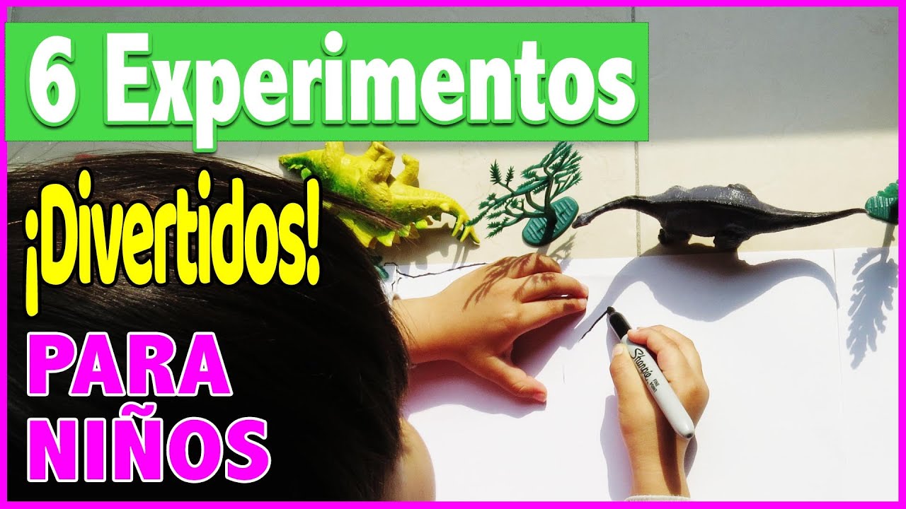Experimentos caseros para niños faciles de hacer en casa - YouTube