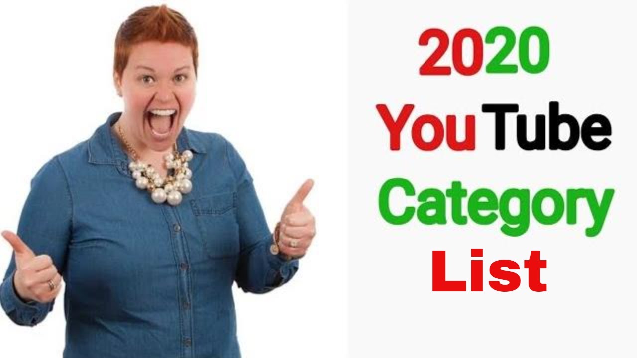 YouTube Category List 2020 | How to Change YouTube category license ...