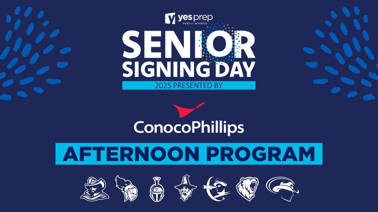 YES Prep Senior Signing Day 2025 | Afternoon Program - YouTube