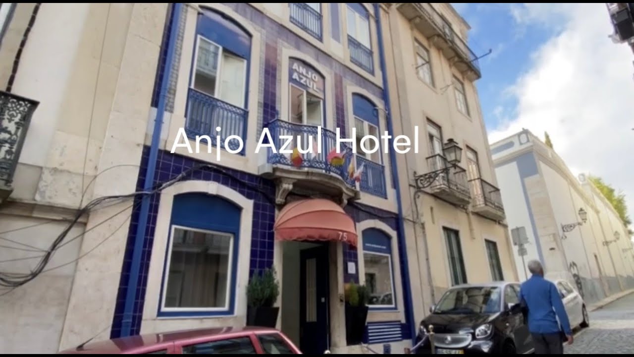Lisbon - Portugal - stay at the Anjo Azul Hotel - YouTube