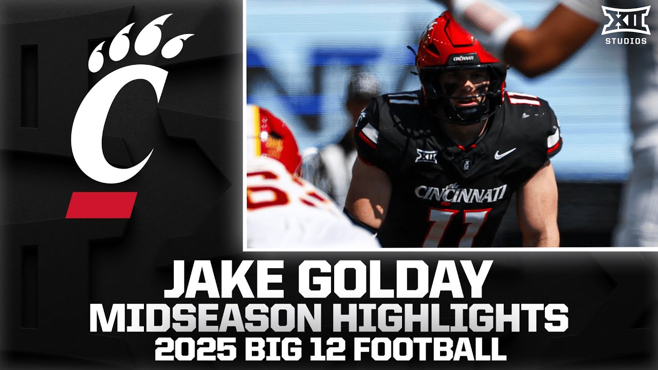 Jake Golday Midseason Highlights | 2025 Big 12 Football - YouTube