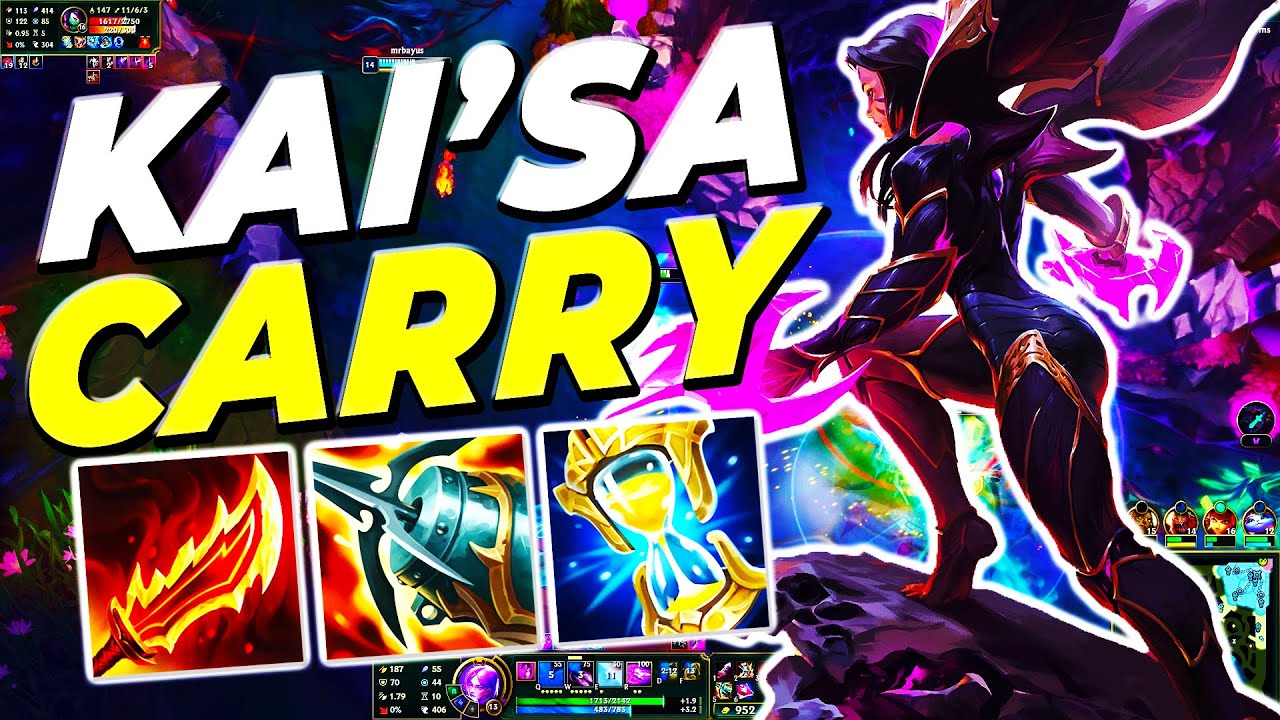 KAI'SA SHOULD BE BUILD LIKE THIS!! BEST KAI'SA BUILD | Bot Lane Kaisa ...