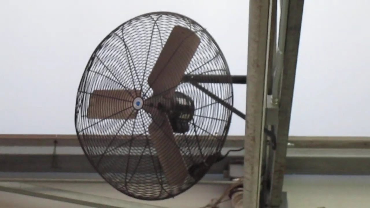 Schaefer industrial wall fans at Home Depot - YouTube