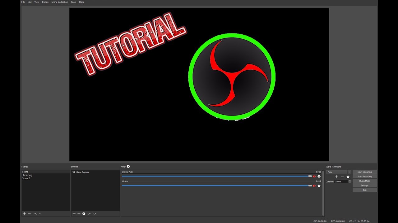 OBS tutorial How To Record With OBS Studio - YouTube