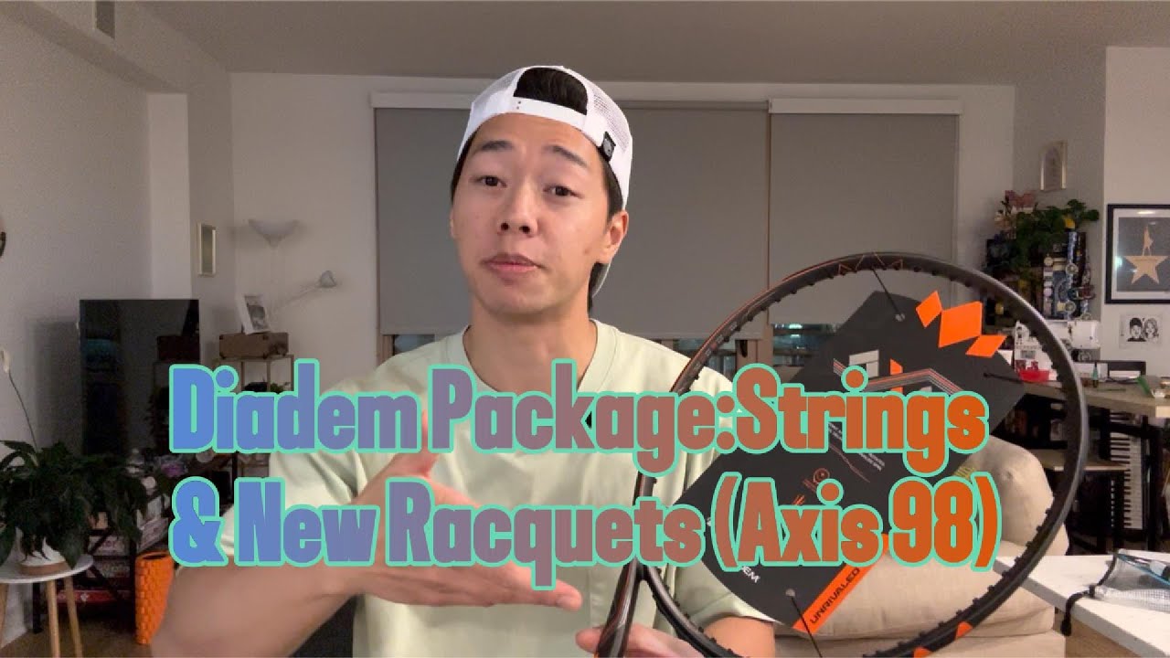 Diadem Package: Strings & New Racquets (Axis 98) - YouTube