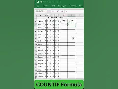 COUNTIF Formula | Excel Tips and Tricks | Excel Pro Tricks #shorts #shorts - YouTube
