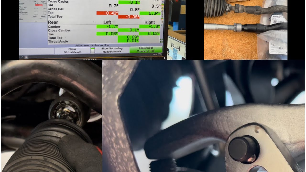 2008 BMW X5 4.8i E70 N62 - Replacing the Inner and Outer Tie Rods and ...