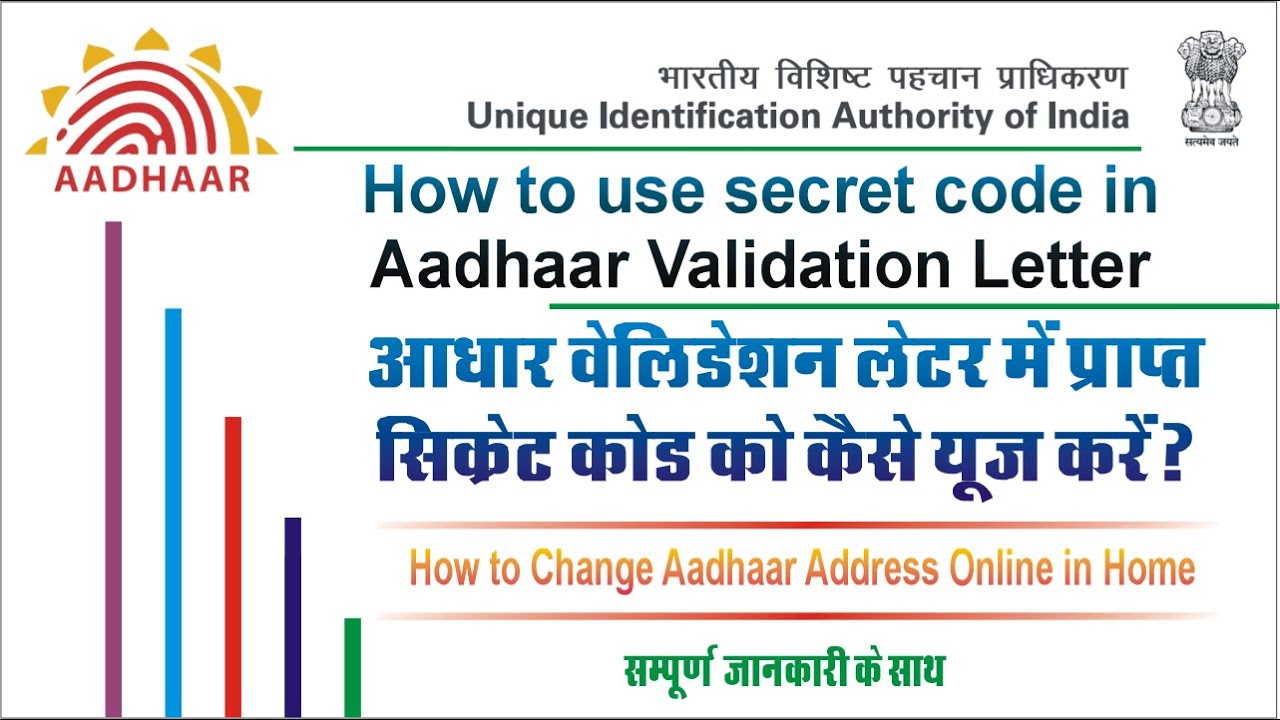 How to use Secret Code in Aadhaar Validation Letter, Use Secret Code to ...