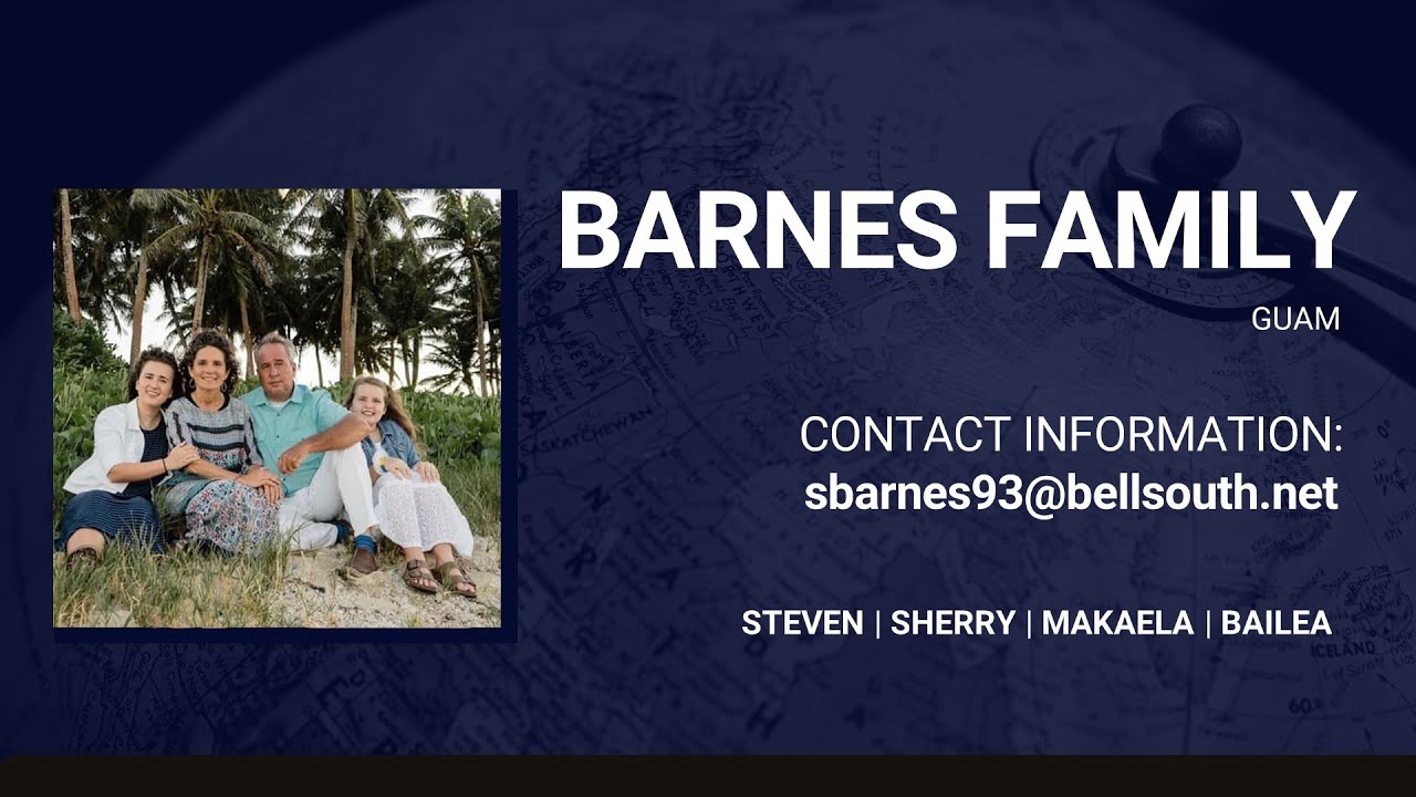 Missionary Update | Steven Barnes | Missionary to Guam - YouTube
