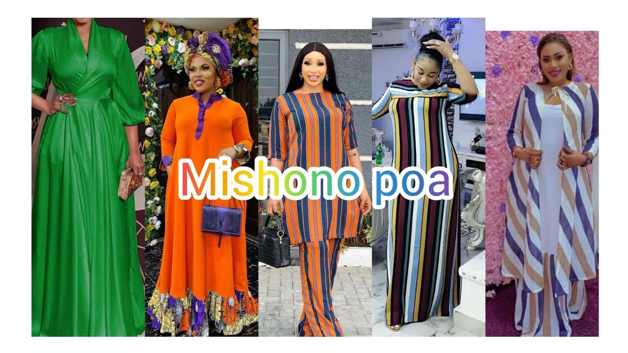 mishono bomba ya vitambaa Zanzibar 2022 fabric dress Ankara outfits ...