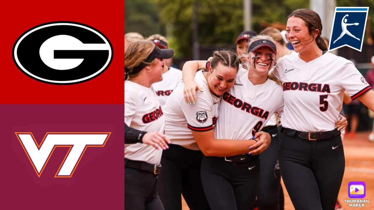 Georgia Highlights vs Virginia Tech | 2023 Athens Regional Finals ...