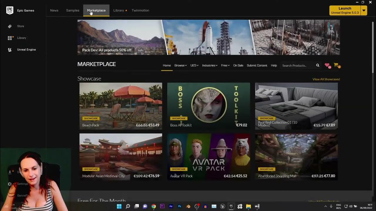 Free For The Month Unreal Engine Live Stream Youtube