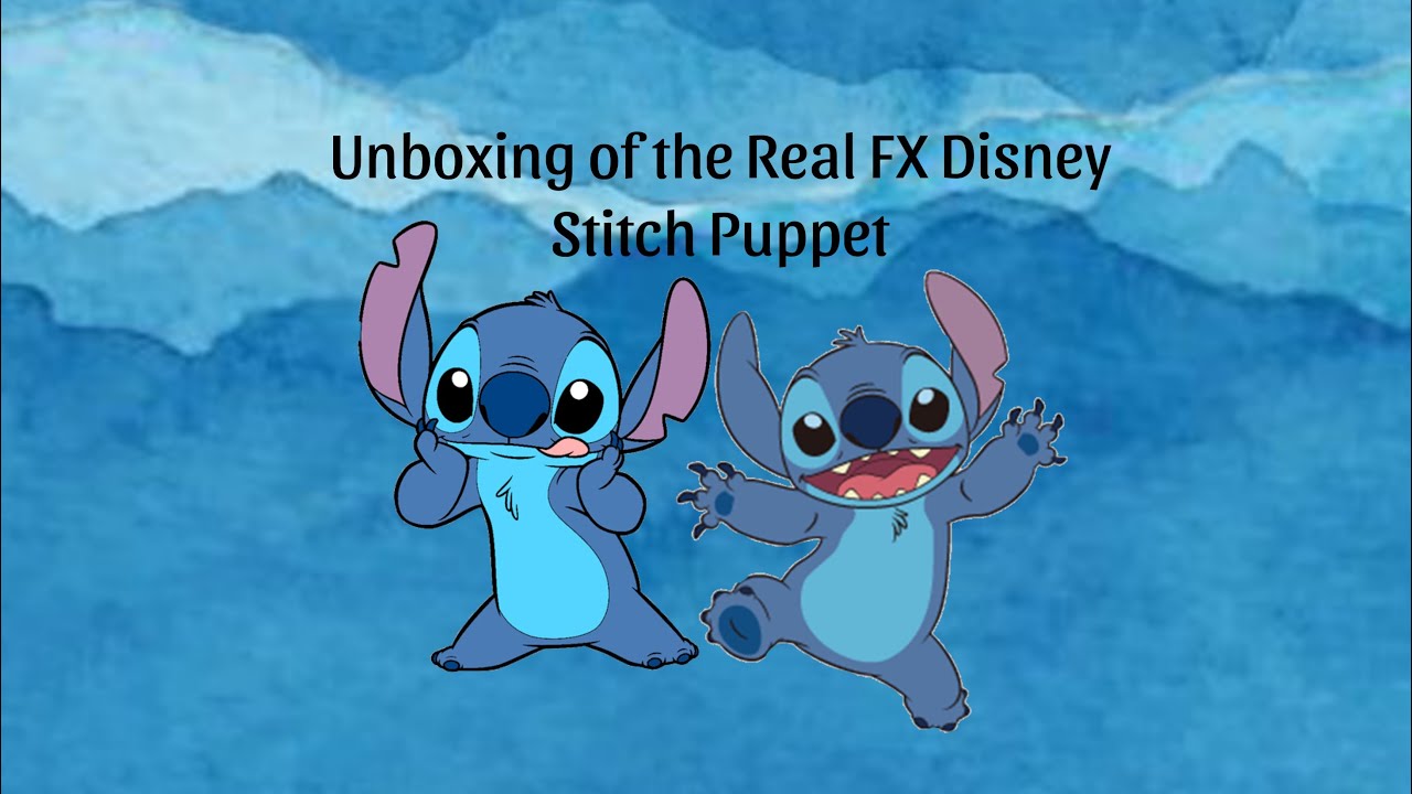 Unboxing of the Real FX Disney Stitch Puppet - YouTube