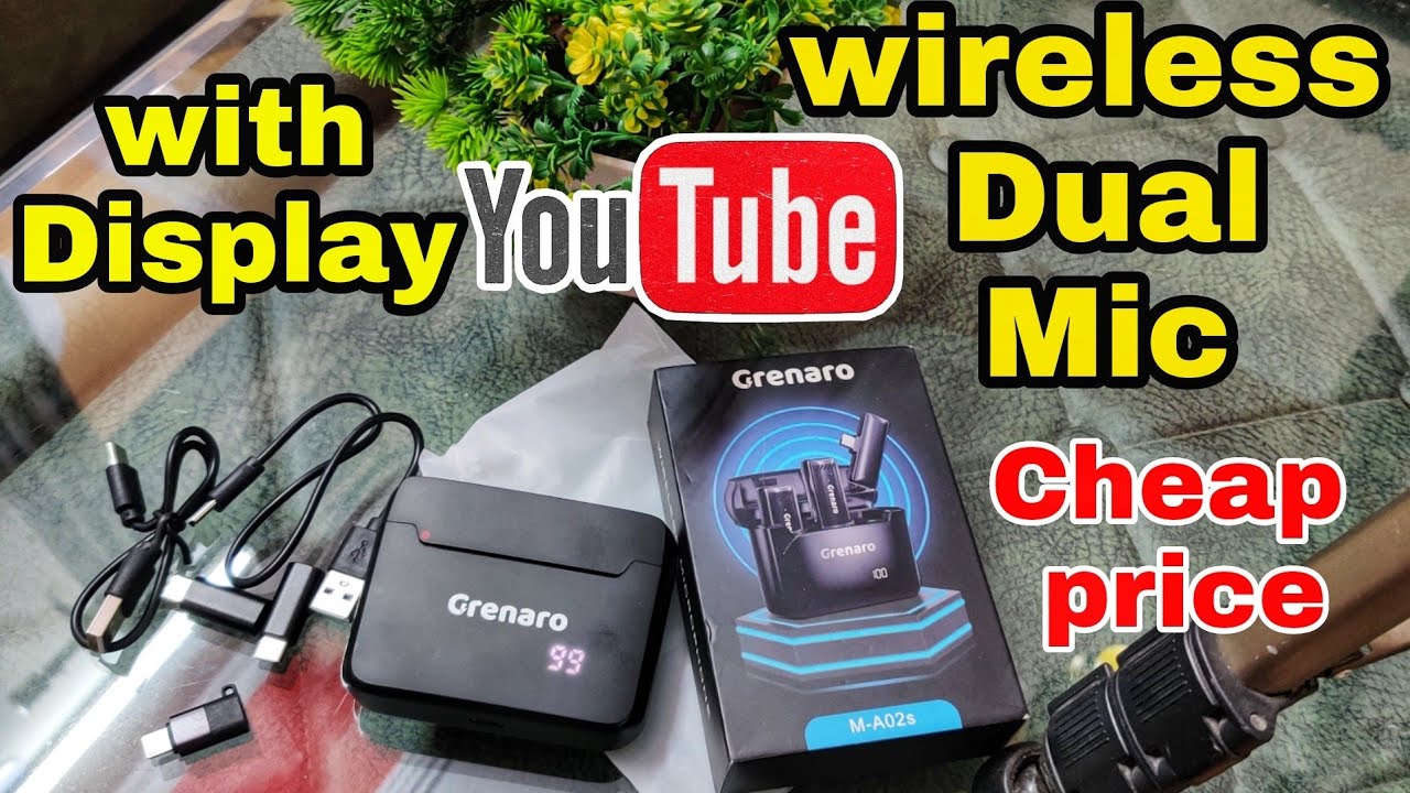 Best wireless mic for youtubers vlogging | wireless dual mic cheap ...