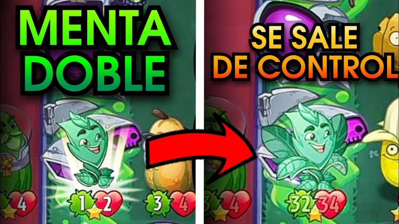 Menta doble sirve de algo (Remontada ÉPICA) | Pvz heroes - YouTube