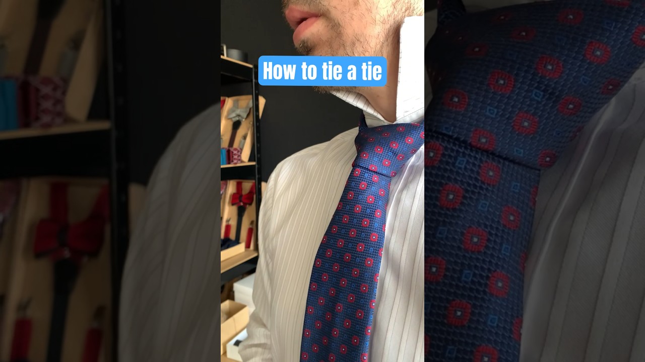 How to tie a tie #tieguide - YouTube