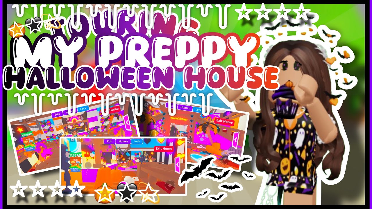 ‼️Touring my SUPER PREPPY Halloween MANSION‼️#preppyadoptme#roblox# ...