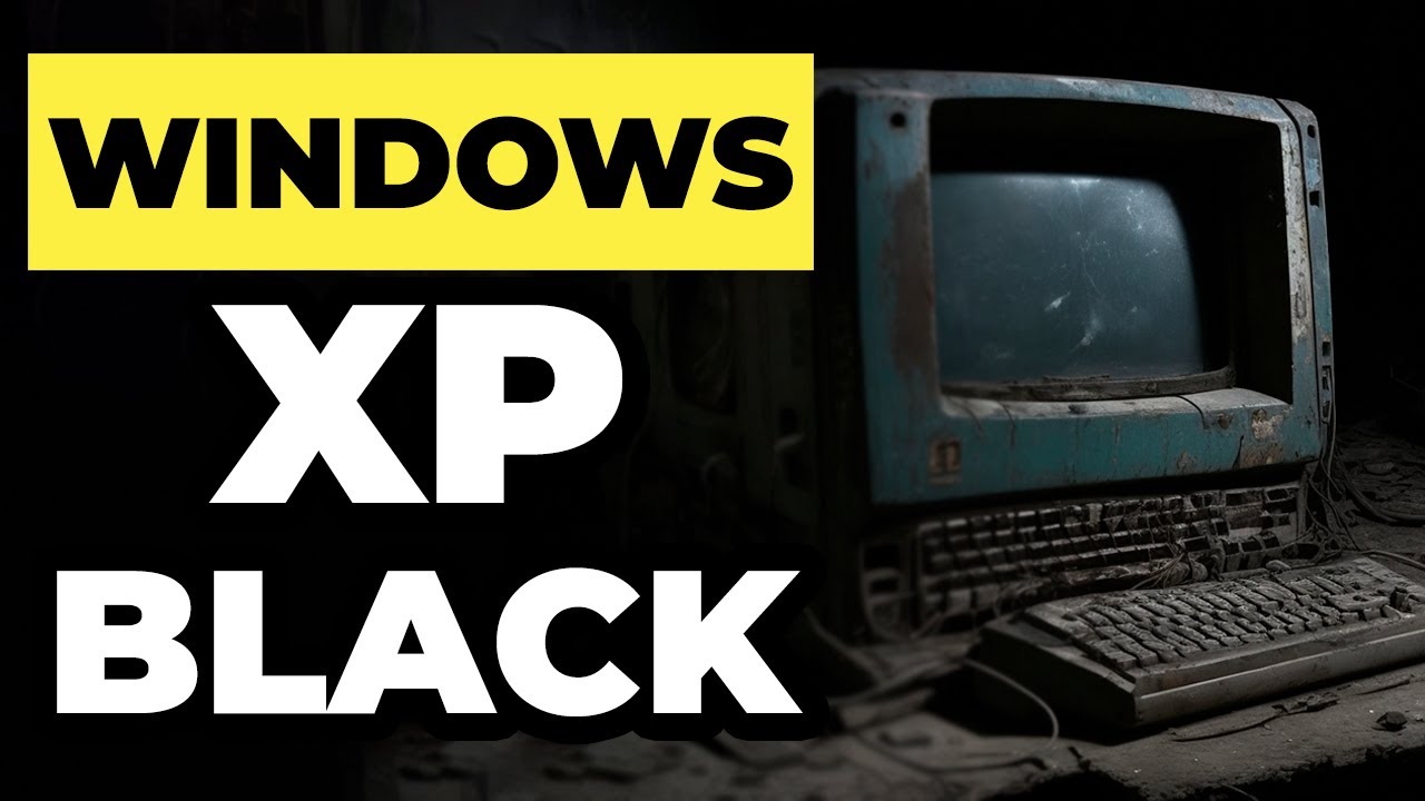 WINDOWS XP BLACK CRISTAL para pc de Bajos Recursos I D-SYSTEMS - YouTube