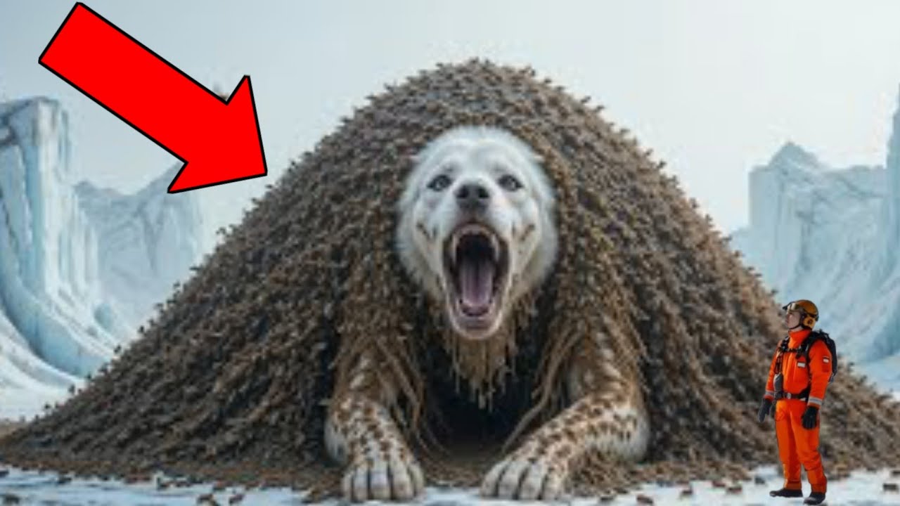 A Rescue Team Saves a Polar Bear Infested With a giant weta \ Polar ...