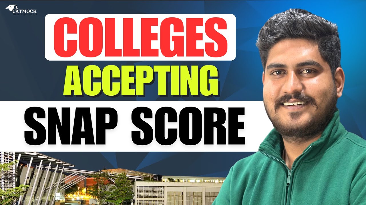 Colleges Accepting SNAP Score | Top Institutes for MBA Admission - YouTube