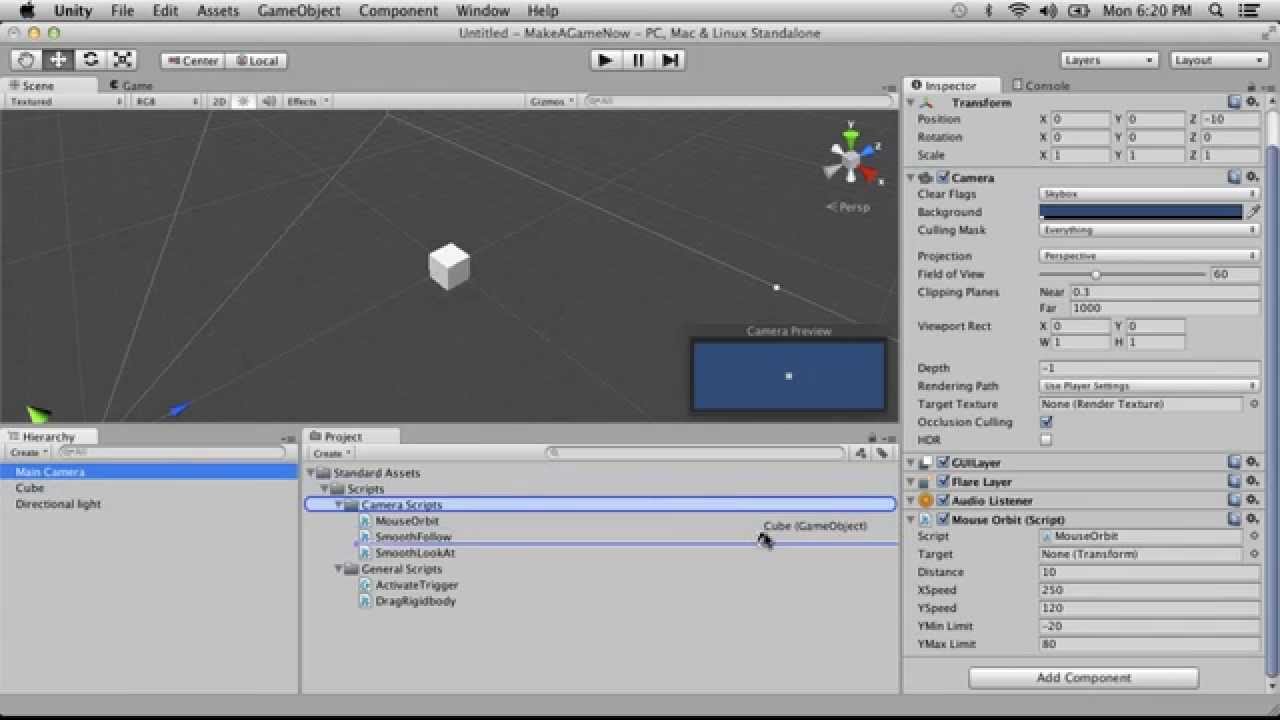 Cooking With Unity From Scratch To Published Ep 1 Setting Up Unity3d Youtube 3687