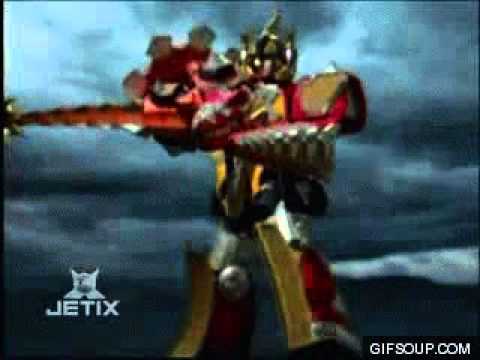 Power Rangers Dino Thunder Thundersaurus Megazord with Ankylozord - YouTube
