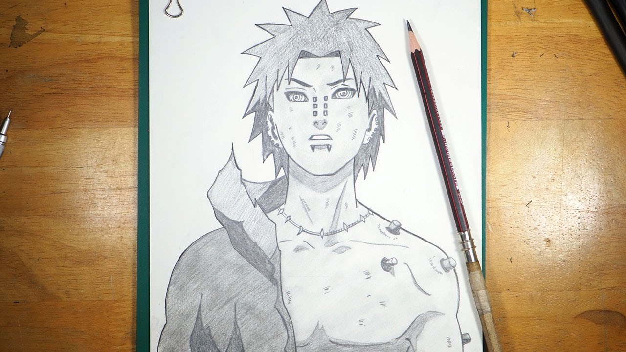 How to Draw Pain Akatsuki | Pain Akatsuki Drawing - YouTube