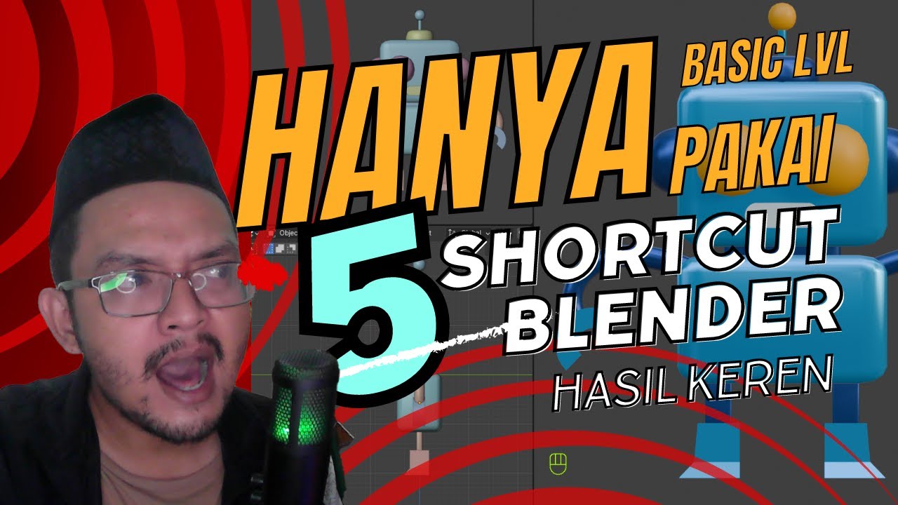 01 Tutorial Blender Basic - Simpel Robot Eps 1 - YouTube