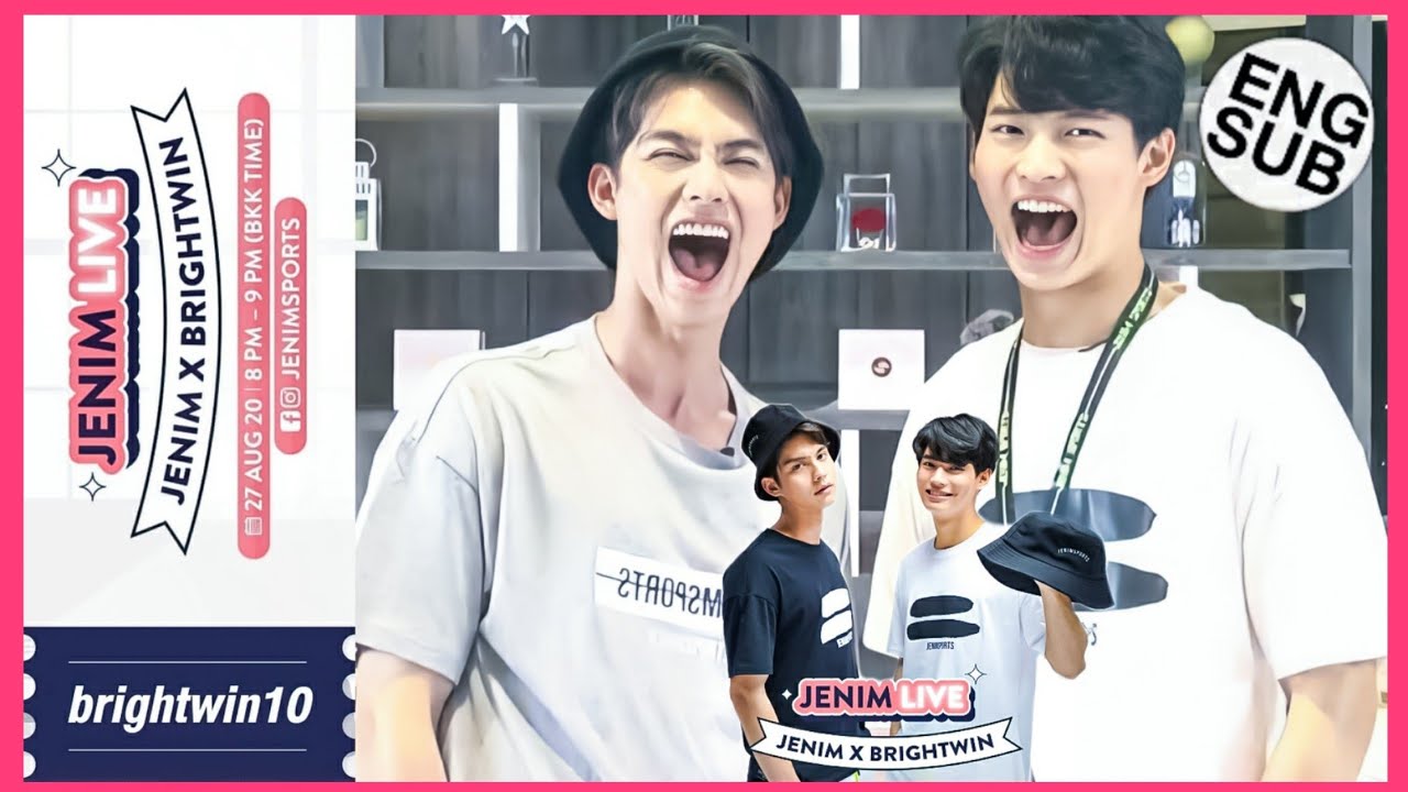 [Eng Sub] JENIM X BRIGHTWIN at Jenim Sports (Live Stream) | BrightWin ...
