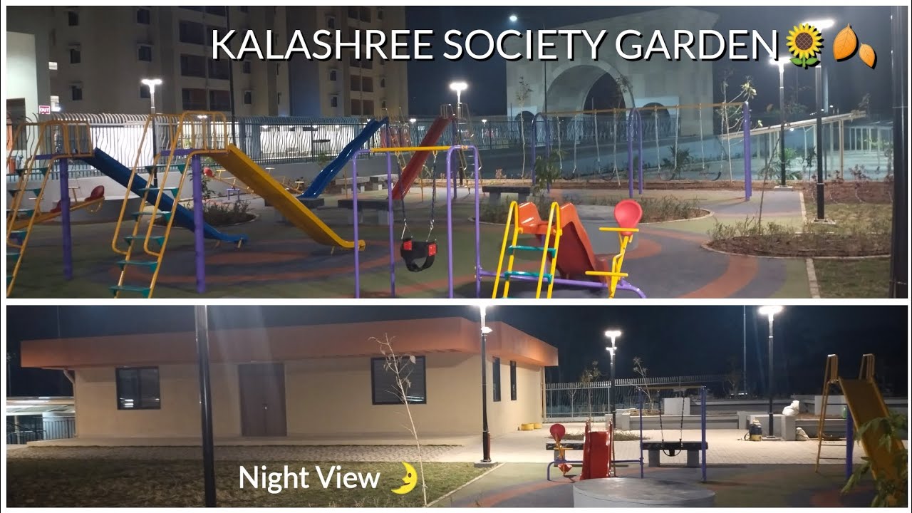 Kalashree Society Garden | Nanded City Township Pune | Night View - YouTube