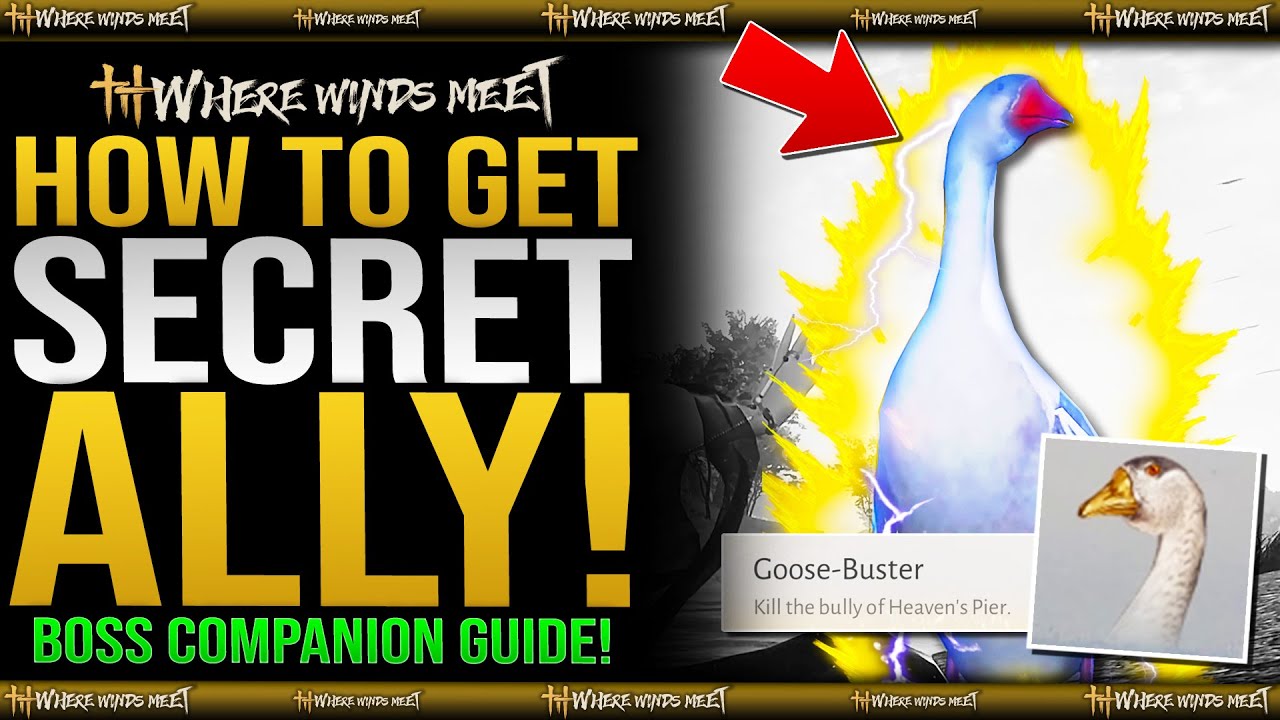 SECRET GOOSE COMPANION for BOSS FIGHTS! - How To Get OP GOOSE in Where ...