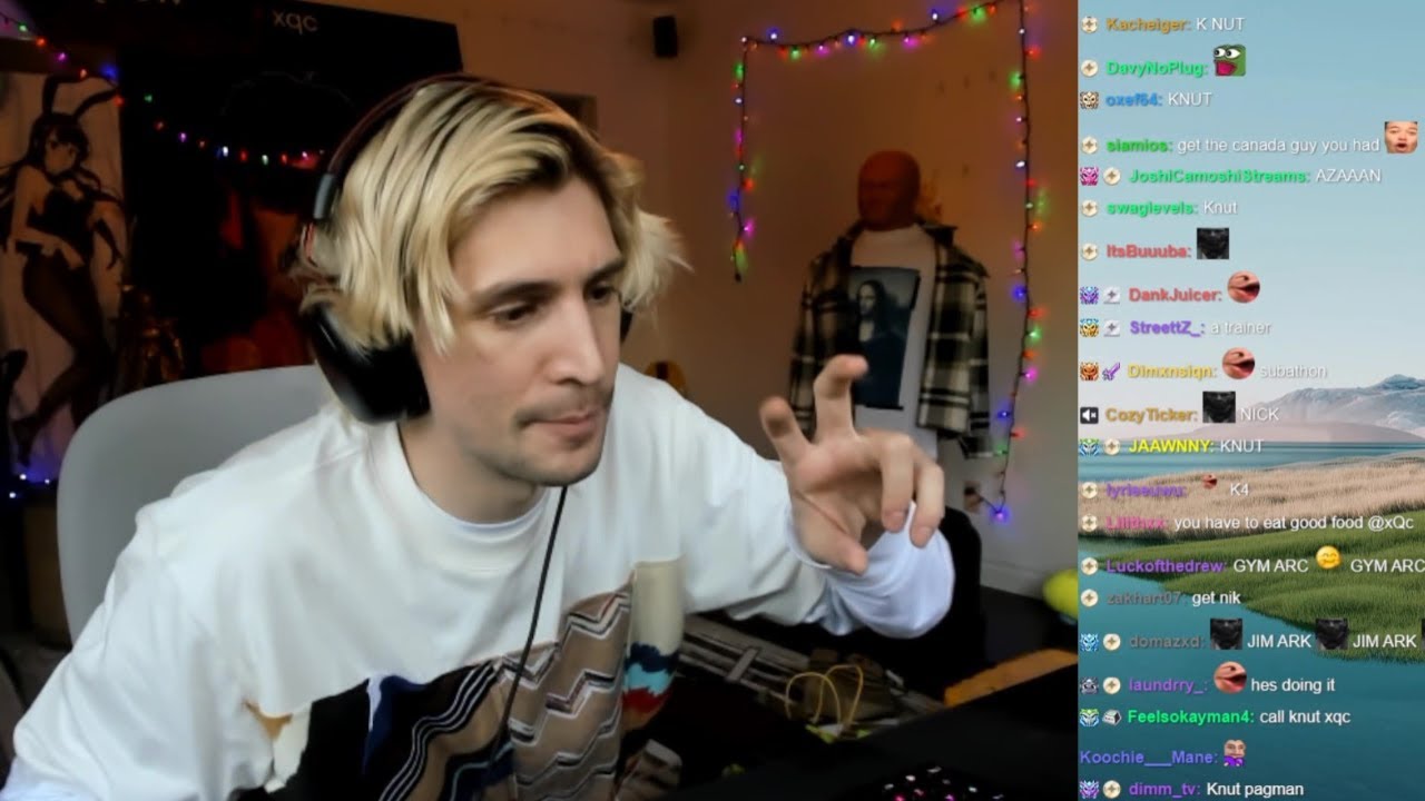 xQc announces that he's starting his gym arc - YouTube