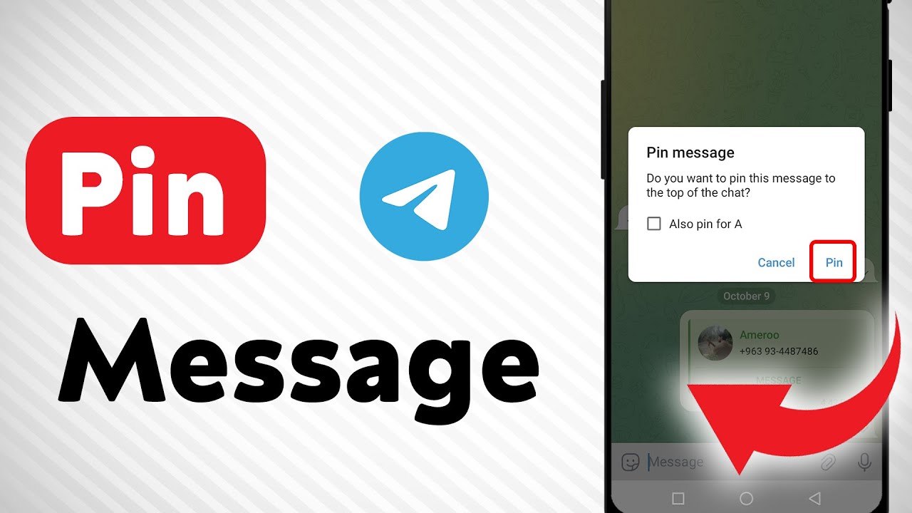 How to Pin A Message On Telegram (Updated) - YouTube