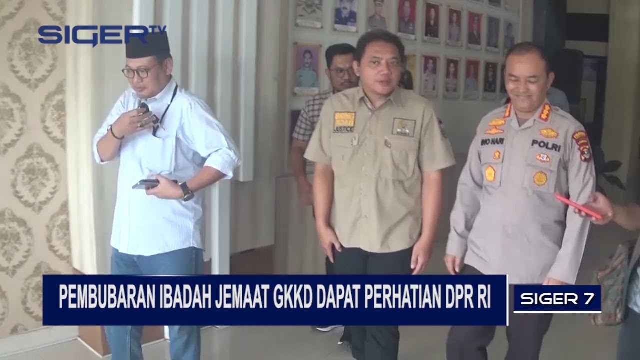 PEMBUBARAN IBADAH JEMAAT GKKD DAPAT PERHATIAN DPR RI - YouTube