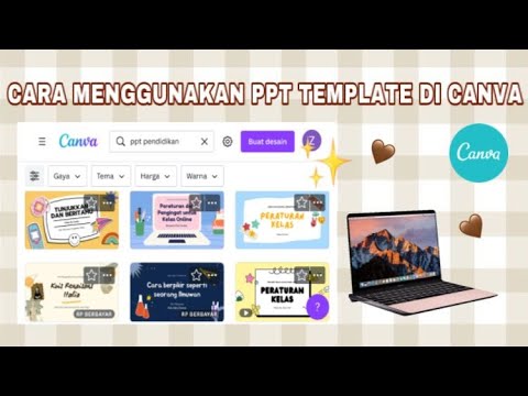 membuat ppt di canva dengan menggunakan template! ppt nya kekinian ...