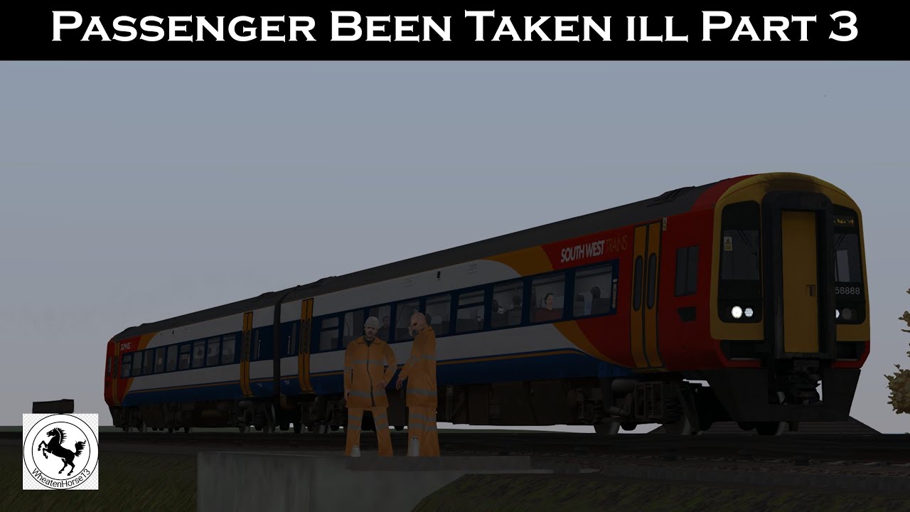 [S1 EP45] Passenger Been Taken ill Part 3 | AP SWT Class 158 | West ...