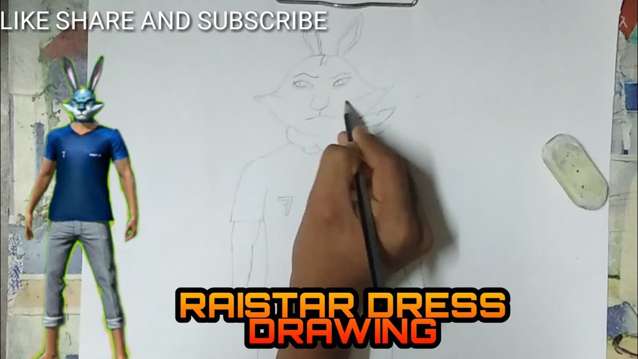 RAISTAR Dress DRAWING. FREE FIRE. - YouTube