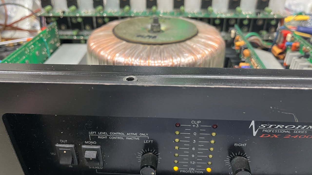 ANALISANDO O AMPLIFICADOR DX-2400 STROHM 2400w 2R - YouTube